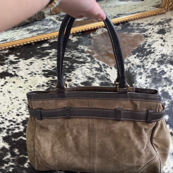 Coach | Bags | Coach Suede Bag | Poshmark